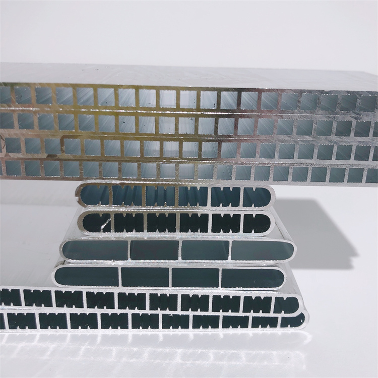 Custom Extruded Aluminum Flat Micro Channel Radiator Microchannel Tube ...